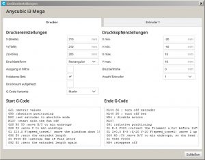 Cura: Wo kann ich Einstellungen ändern, anpassen – 3D Druck